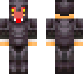 Netherite armor overlay | Minecraft Skin