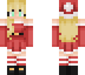 Santa Girl | Minecraft Skin