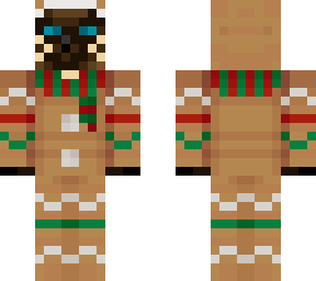 Antfrost Ginger Breadman | Minecraft Skin