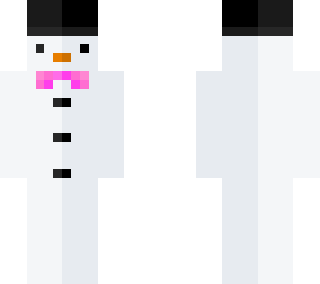 edited skin look up snowman for cred | Minecraft Skin