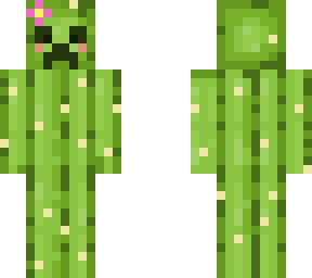 flower cactus creeper | Minecraft Skin