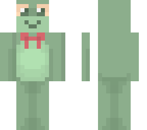 Frogo! - Frog girl boy green animal froggy boi cute skin for minecraft ...