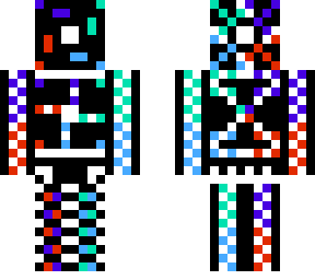 RGB Alien | Minecraft Skin