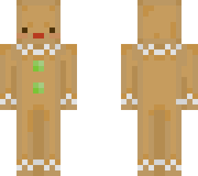 angy gingerbread man | Minecraft Skin