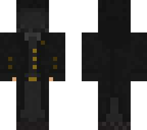 black trench coat | Minecraft Skins