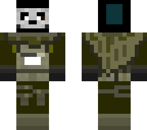 ghost mw2 | Minecraft Skins