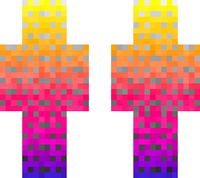 Gradient Man (Yellow/Blue) | Minecraft Skin