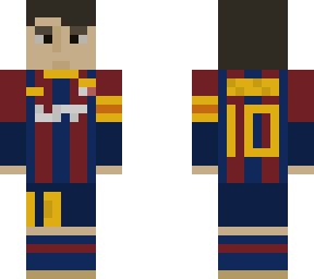 Lionel Messi FC Barcelona | Minecraft Skin