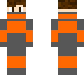 Orange Dummy Boy | Minecraft Skin
