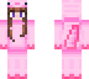 pink axolotl onesie 2 | Minecraft Skin