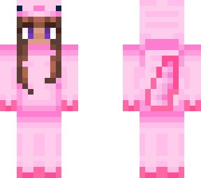 pink axolotl onesie | Minecraft Skin
