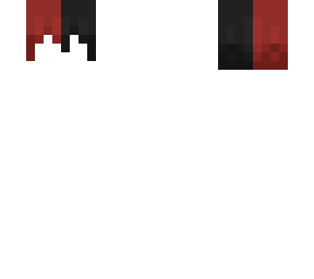 red and black hair base | Minecraft Skin