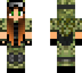 army girl | Minecraft Skins