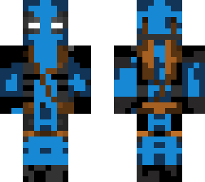 blue deadpool | Minecraft Skins