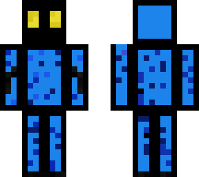blue man | Minecraft Skin