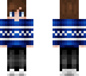 Blue Sweater Christmas Skin (edited from Joltux's and Cleora's skins ...