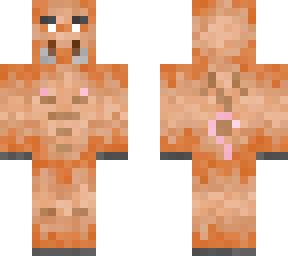 Custom Piglin Base - Fixed Grey Skin | Minecraft Skin