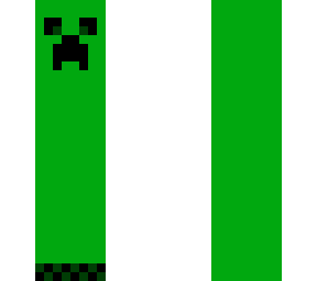 Flat creeper | Minecraft Skin