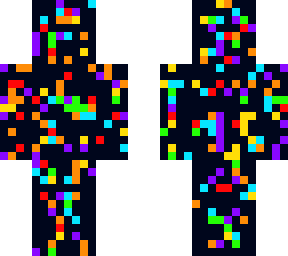 Rainbow particles | Minecraft Skin