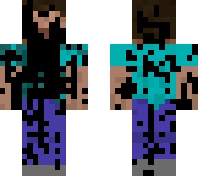 Corrupted Steve | Minecraft Skin