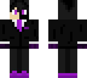 Half Enderman | Minecraft Skin