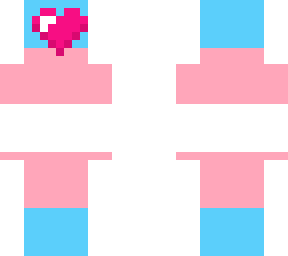 trans flag | Minecraft Skins