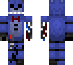 Withered Bonnie (With Face Attached) | Minecraft Skin