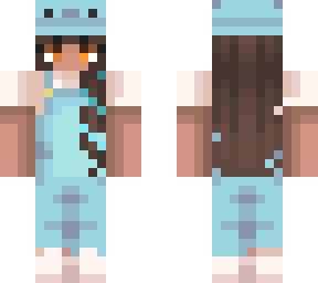 Blue Axolotl|Bani MCTower | Minecraft Skin