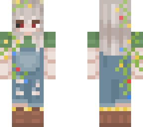 Iron Golem Hybrid Girl | Minecraft Skin