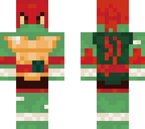 ROTTMNT Raph | Minecraft Skin