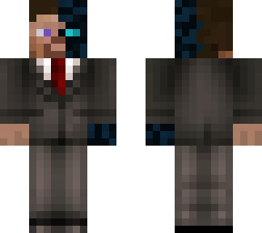 Steve Infected by Sculk | Minecraft Skin