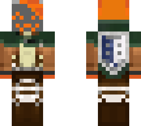 orange protogen | Minecraft Skins
