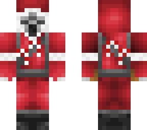 Christmas Head warmer Pyro TF2 | Minecraft Skin