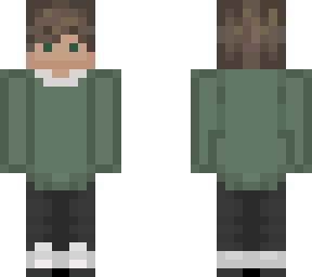 Green Jumper Eboy | Minecraft Skin