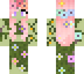 Lush Cave Goblin (Longer Hair) | Minecraft Skin