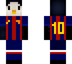 Messi penguin barcelona | Minecraft Skin