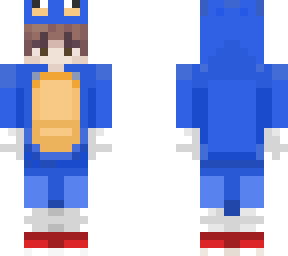 sonic onesie | Minecraft Skins