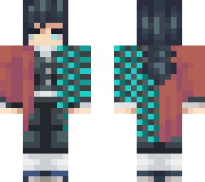 Finished Giyuu Edit | Minecraft Skin