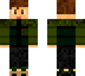 Green Ultraf Puffer | Minecraft Skin