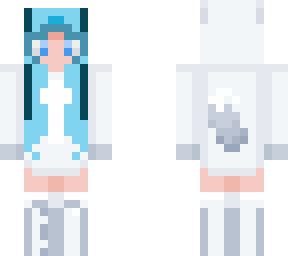 Ice fox girl | Minecraft Skin