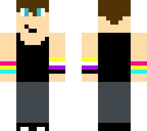 Male Pan+Non-binary | Minecraft Skin