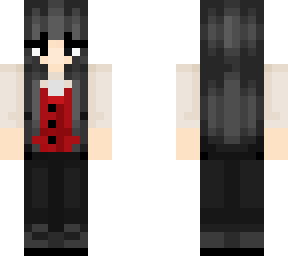 Red vested Clerk | Minecraft Skin