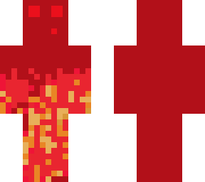 Fire slime | Minecraft Skin