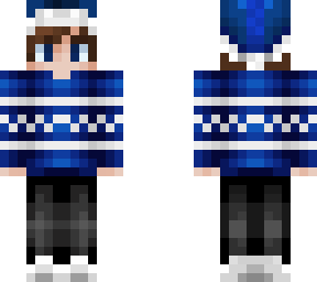 Hat No. 2 Blue Sweater Skin (edited from Joltux's and Cleroa's skins ...