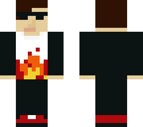 Official DJ Fire Skull YT Minecraft Skin | Minecraft Skin