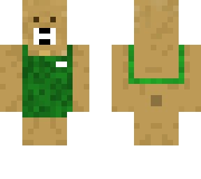 Oso Ted supermercado | Minecraft Skin