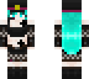 Punk Hatsune Miku | Minecraft Skin