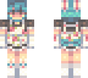 blue raspberry | Minecraft Skin