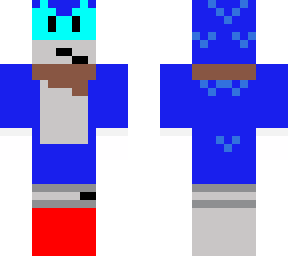 boom cyborg sonic | Minecraft Skin
