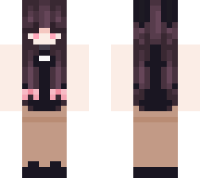 Chocola Nekopara bunny suit | Minecraft Skin